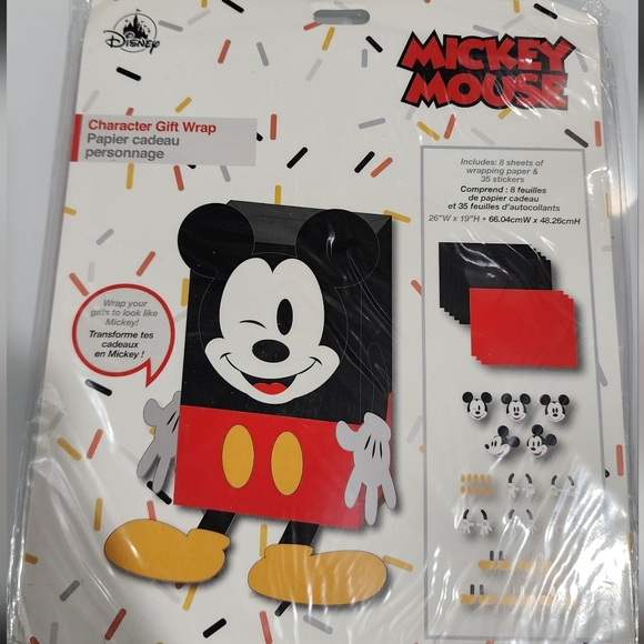Disney | Party Supplies | Disney Mickey Mouse Character Wrap 43 Pc Set ...